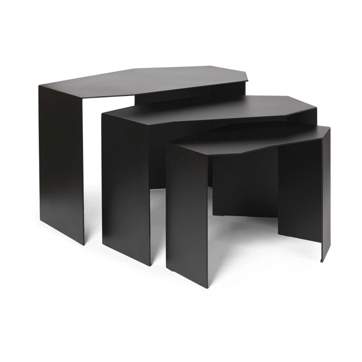 Zestaw 3 stolików Shard cluster | Ferm Living → NordicNest.pl Zestaw 3 stolików Shard cluster | Ferm Living → NordicNest.pl